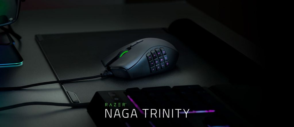 Razer Naga Trinity MMO/MOBA Gaming Mouse at Best Price