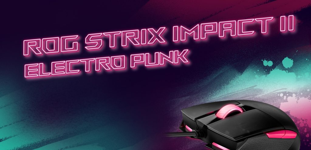 Asus ROG Strix Impact II Electro Punk Gaming Mouse | Ezpz Solutions