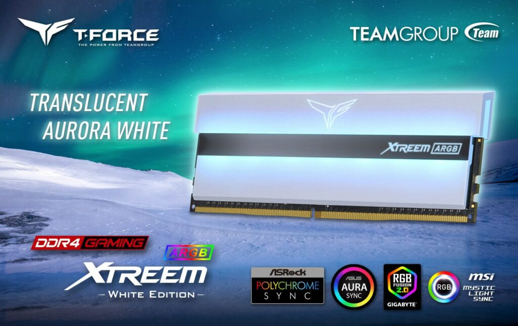 TeamGroup T-Force Xtreem ARGB 16GB 8GBx2 DDR4 3600MHz White at Best ...