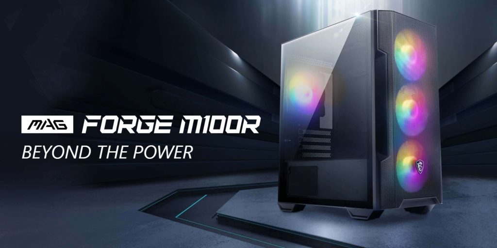 Buy MSI MAG Forge M100R ARGB Cabinet (Black) - Computech Store