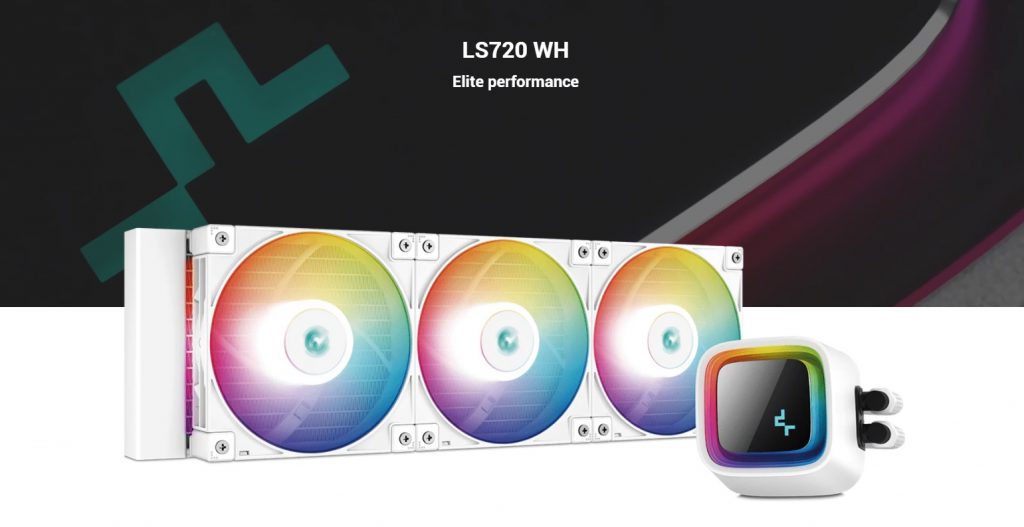 Deepcool LS720 ARGB White CPU Liquid Cooler at Best Price | Ezpz Solutions