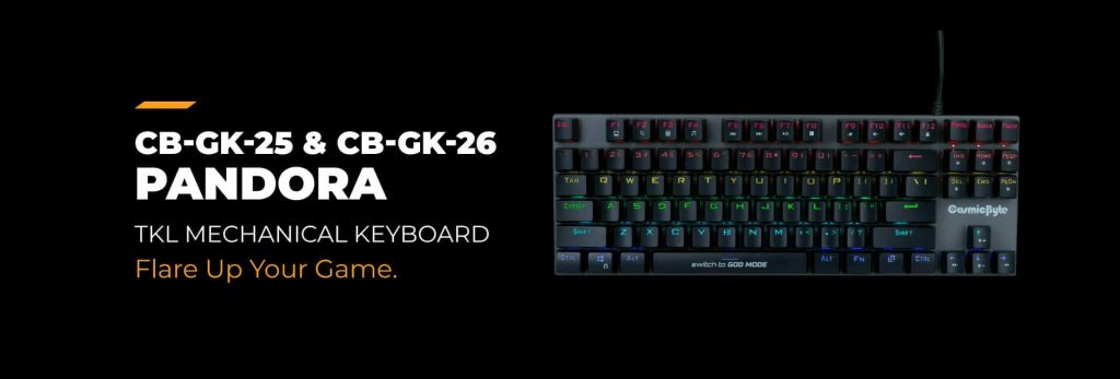 Cosmic Byte Pandora TKL Mechanical Red Switch Gaming Keyboard | Ezpz ...