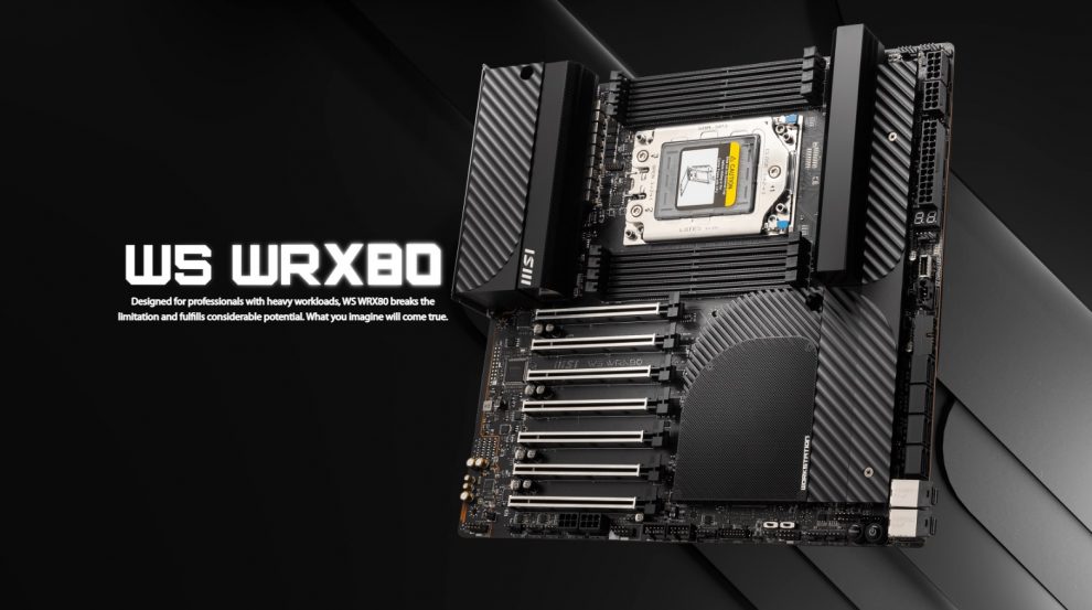 "Buy MSI WS WRX80 | High-End Workstation Motherboard"