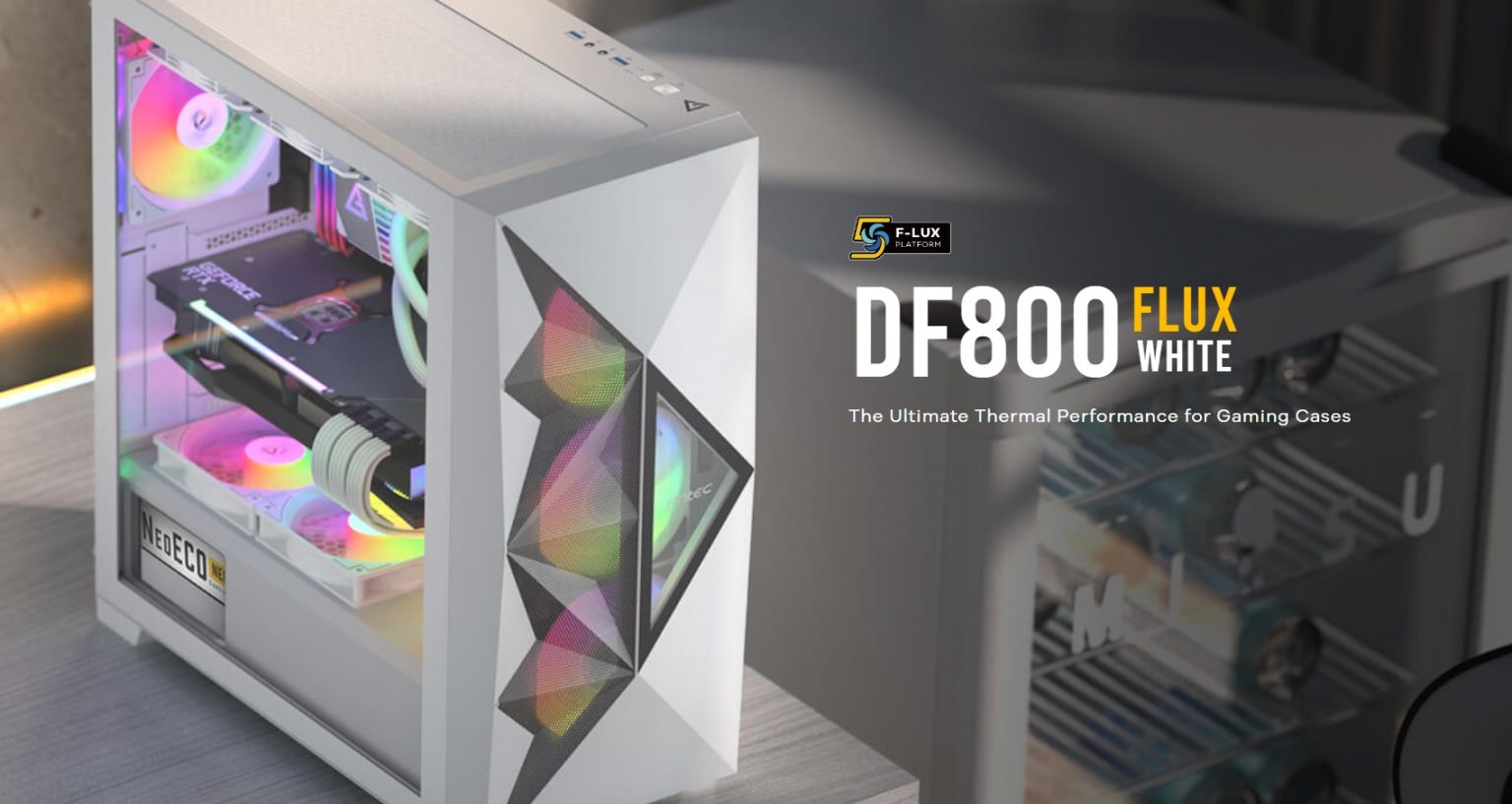 Antec DF800 Flux White Gaming Cabinet | Ezpz Solutions
