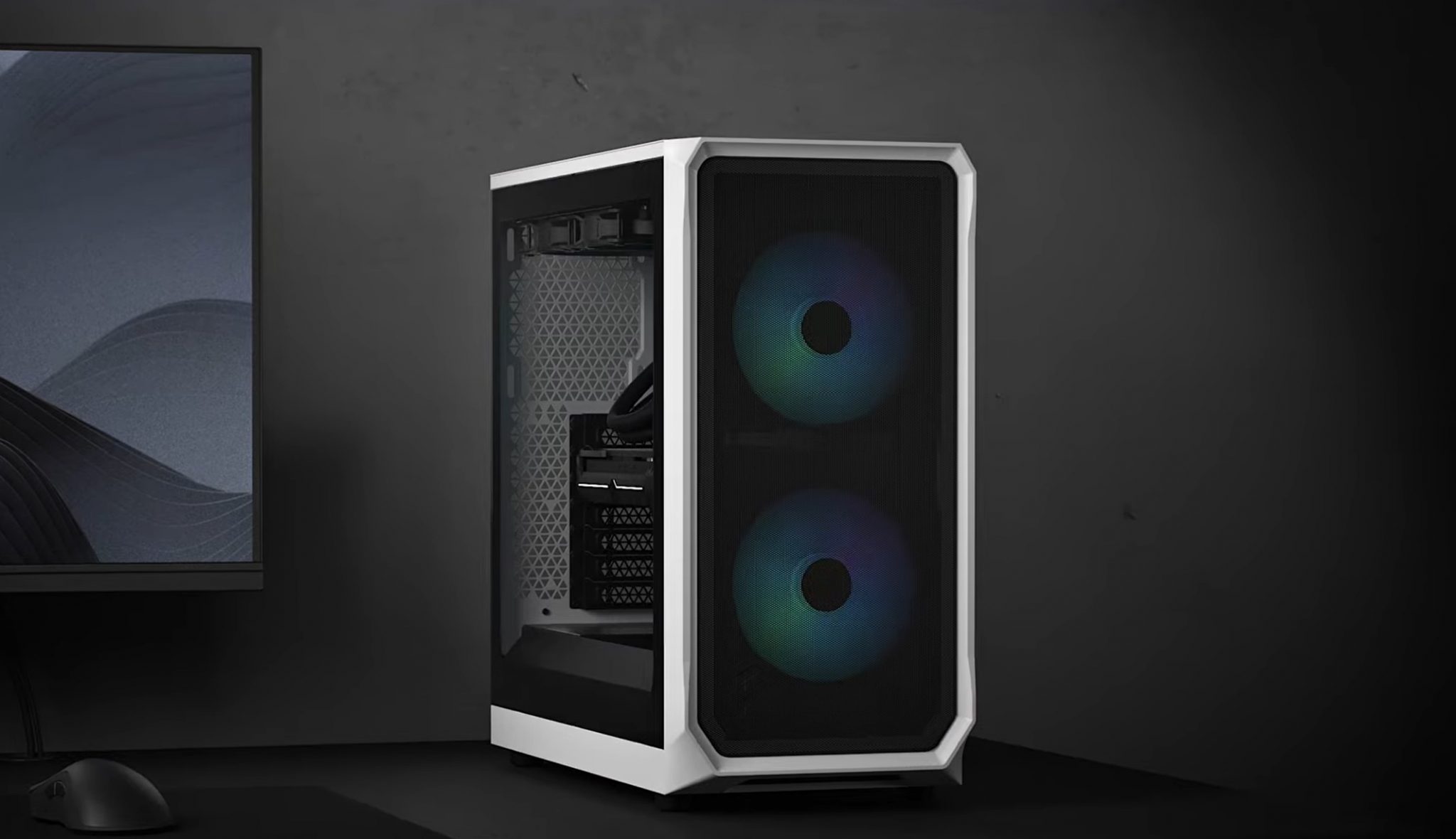 Fractal Design Focus 2 White ARGB Cabinet | Ezpz Solutions