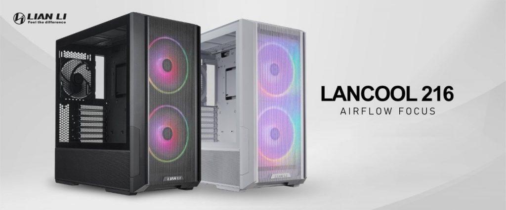 Lian Li Lancool 216 Mesh White ARGB at Best Price | Ezpz Solutions