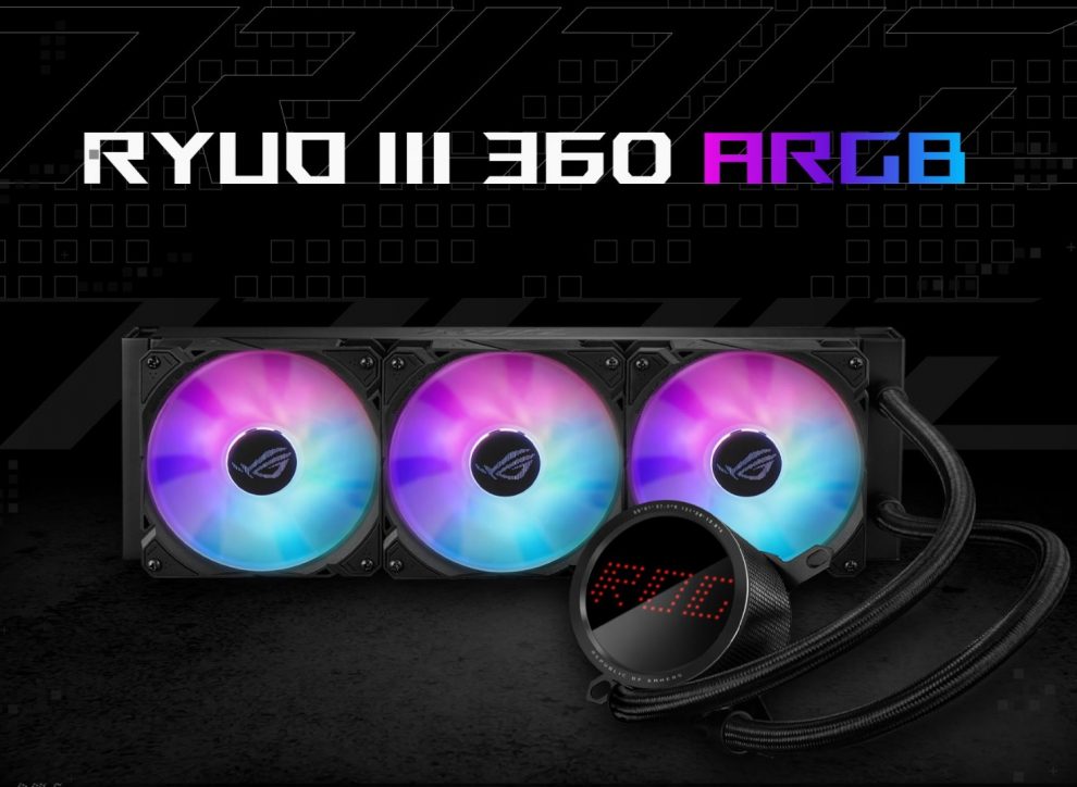 Asus ROG Ryuo III 360 ARGB CPU Liquid Cooler | Ezpz Solutions