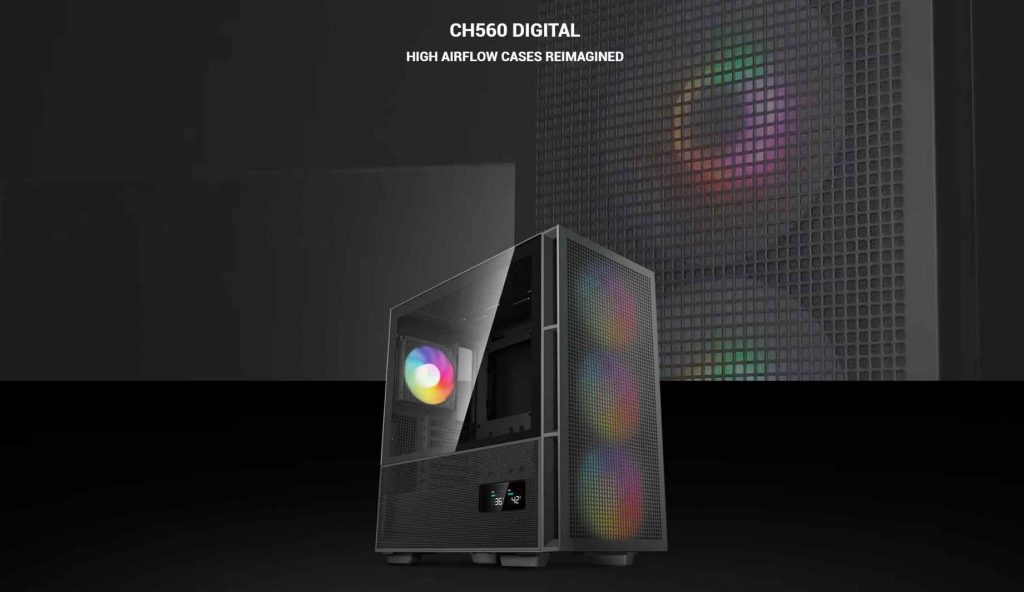 Deepcool CH560 Digital Black Cabinet | Ezpz Solutions