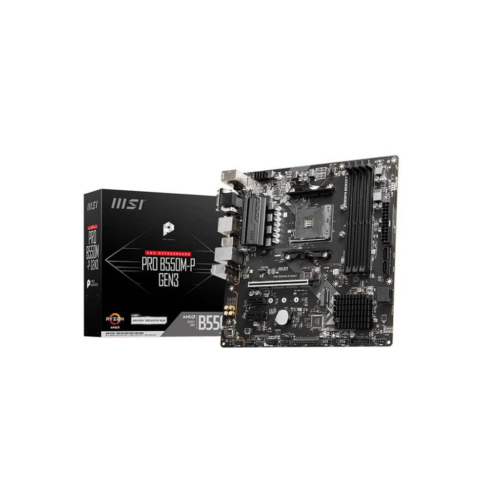 MSI PRO B550M-P GEN3 DDR4 Motherboard | Ezpz Solutions
