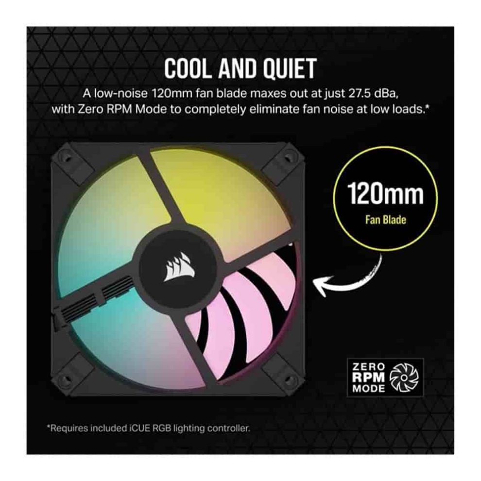 Corsair AF120 RGB SLIM Fan (Twin Pack) | Ezpz Solutions