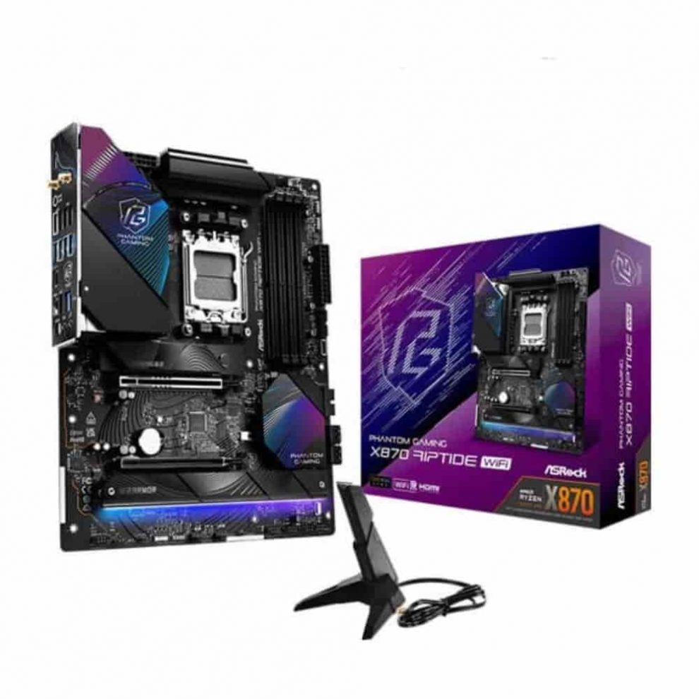 ASRock Phantom Gaming X870 Riptide WIFI Motherboard | Ezpz Solutions